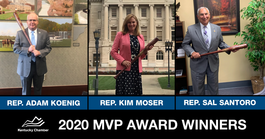 Rep. Adam Koenig, Rep. Kim Moser, Rep. Sal Santoro Presented with ...