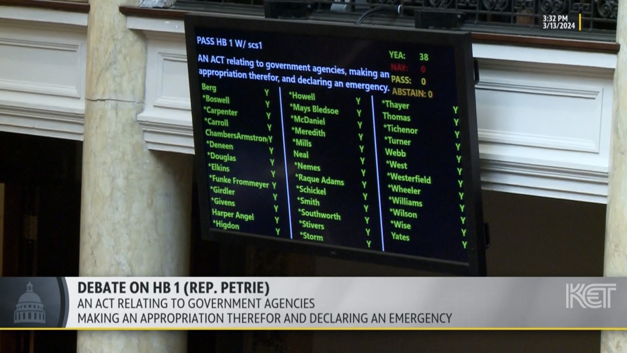 Senate unveils and passes its version of Kentucky’s next two-year ...